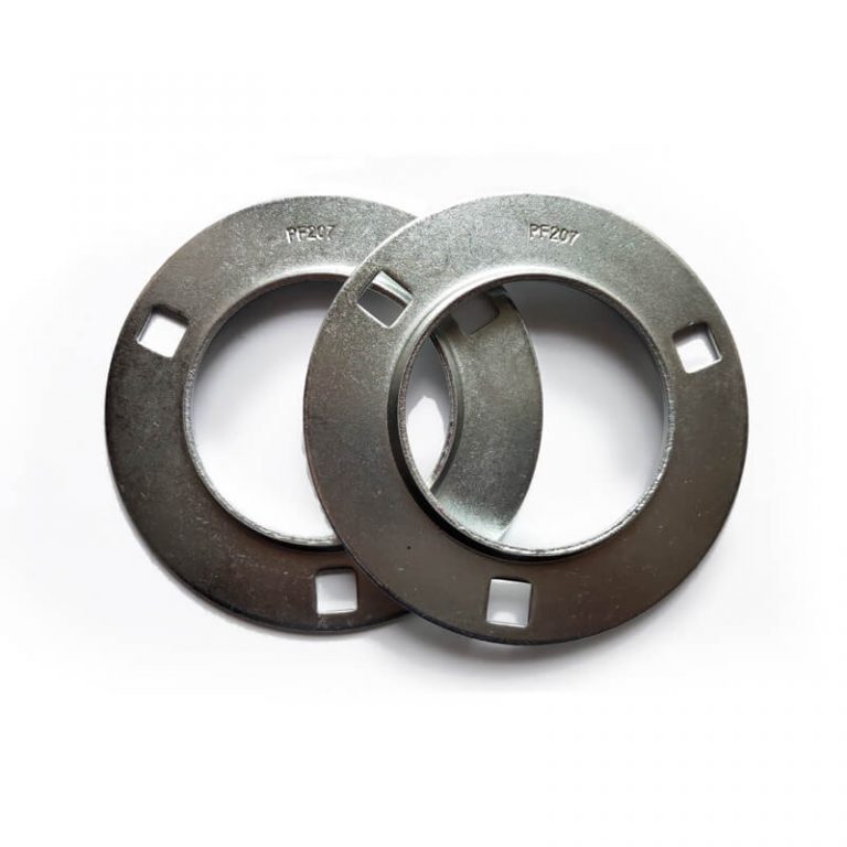 Custom metal stamped steel bearing housing - RICKOTEK Metals