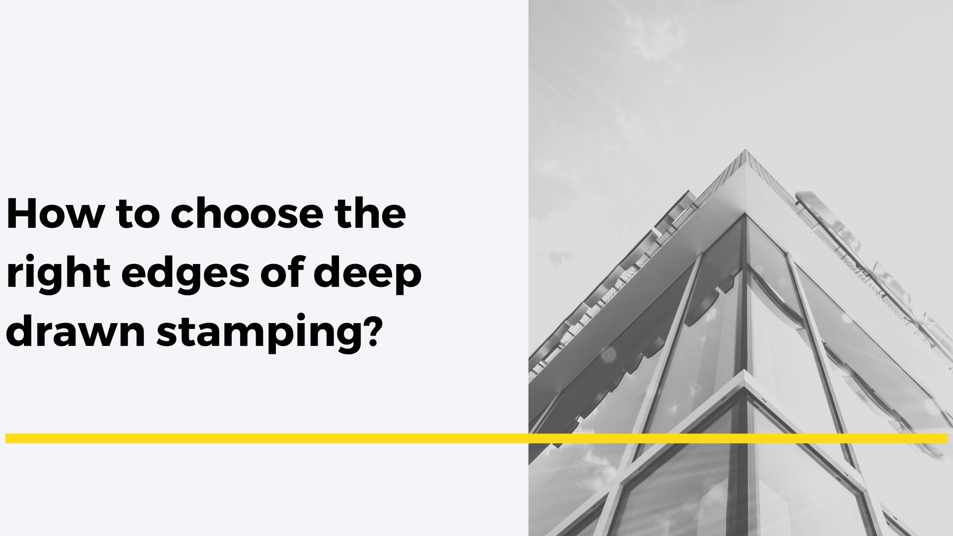 How to choose the right edges of deep drawn stamping? - RICKOTEK Metal ...